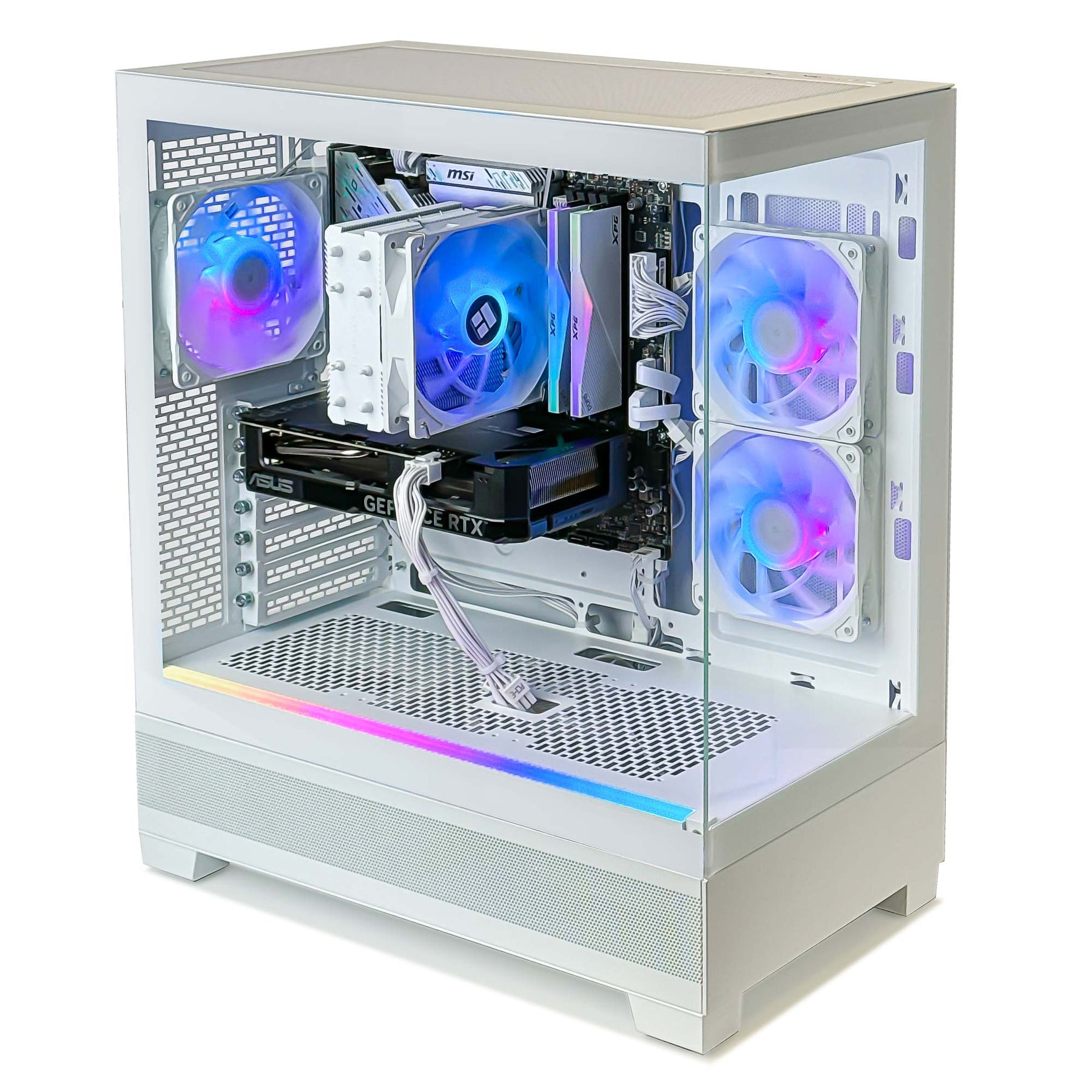 PC GAMER BLANC - Intel Core i5-12400F - NVIDIA GeForce RTX 5060 Ti 16 ...