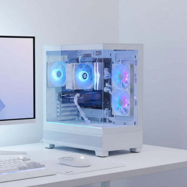 PC GAMER BLANC - Intel Core i5-12400F - NVIDIA GeForce RTX 5060 Ti 16 ...